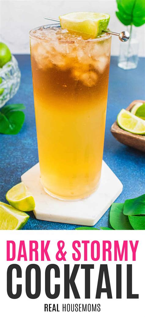 Dark And Stormy Cocktail ⋆ Real Housemoms