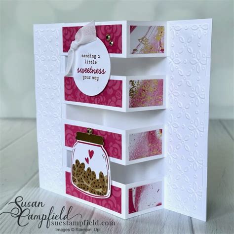 Quadruple Z Fold Card Tutorial The Perfect Fun Fold Suestampfield