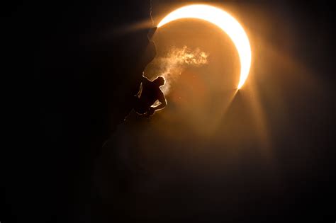 Matt Spohn During The First Ascent Of Path Of Totality • August 21st 2017