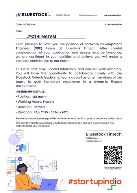 Softwaredevelopment Fintech Internship Bluestockfintech Remotework Jyothi Matam