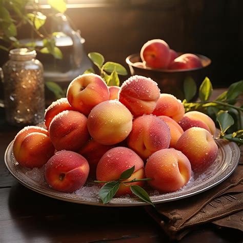 Premium Ai Image Peach Background