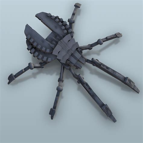 Artstation Robot Spider Stl For 3d Printing Printer Hard Surface