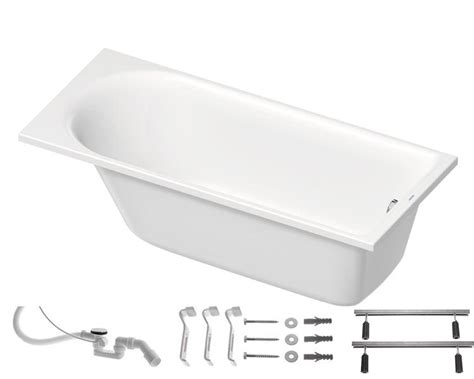 Duravit D Neo Komplet Badekar Til Indbygning 160 X 70 Cm Vvs Nr Karpakke12