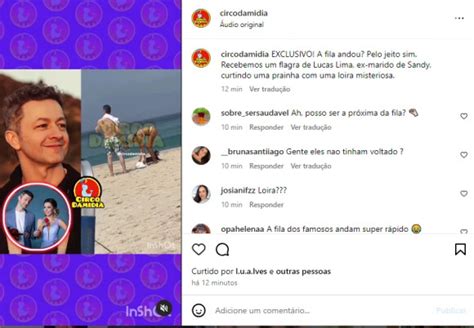 Lucas Lima Com Nova Namorada Loira Flagrada Com Ex De Sandy Em Praia Trabalha Na Globo Saiba