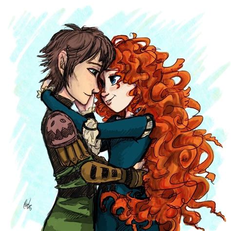 Mericup Merida The Big Four Merida And Hiccup