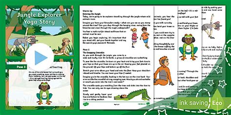 Jungle Explorer Yoga Story For Home Pack