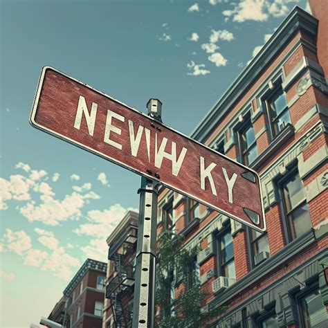 One Way Street Sign In New York City Premium Ai Generated Image