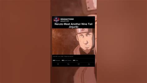 Naruto Meet Another 9 Tail Jinjuriki 🤔 Shorts Anime Youtube