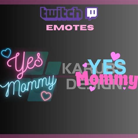 Yes Daddy Twitch Emote Etsy