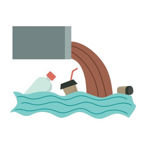 Water Polution Icon Clipart Avatar Logtotype Isolated Illustration