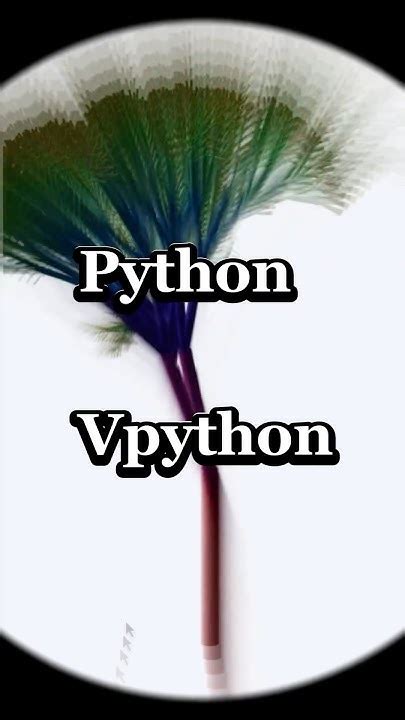 【vpython】3dフラクタルツリー Python Vpython プログラミング Youtube