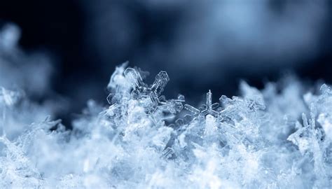 Premium Photo Snapshot Of A Small Snowflake Taken During A Snowfall