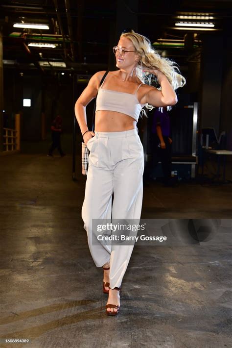 Sophie Cunningham Of The Phoenix Mercury Arrives To The Arena Before