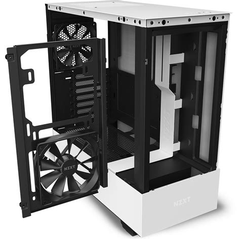 Mua Nzxt H510 Flow Matte White Compact Atx Pc Gaming Case Tempered