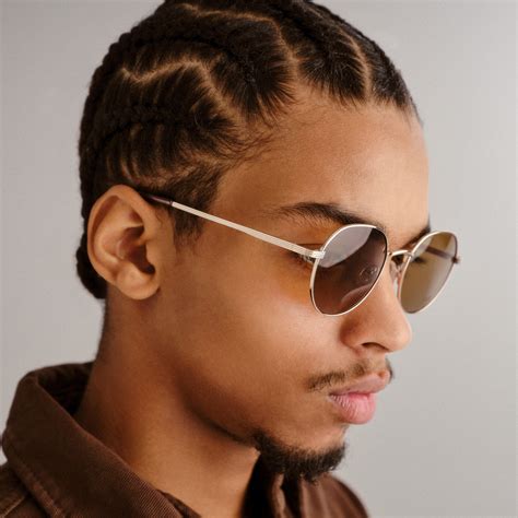Odyssey Gold Uni Sex Round Sunglasses Le Specs