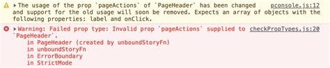 Confusingincorrect Warning Messages Produced By Prop Types When A Prop Has An Alternative Form