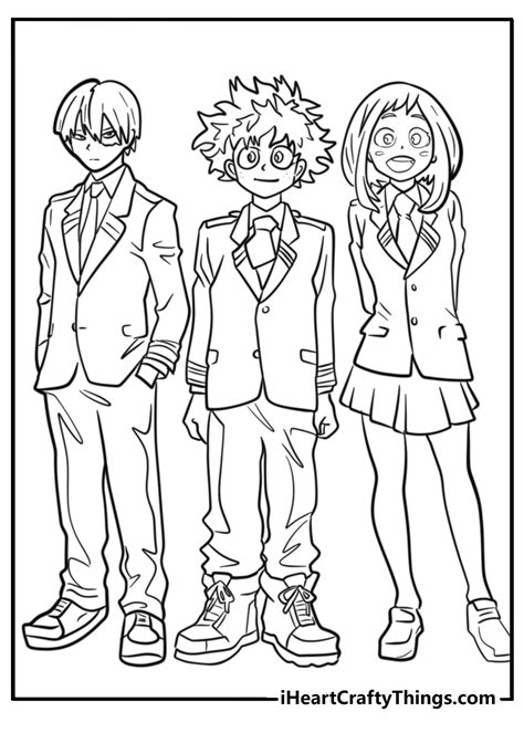 My Hero Academia Coloring Pages
