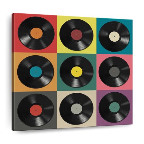 Vinyl Records Wall Art Photography Metal Art Prints Vinyl Record