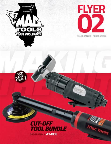Latest Promotions Mac Tools Flyer Team Wolfpack Tools