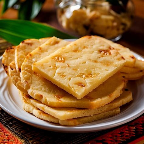 Premium Ai Image Jayaaccgpt Cassava Bread Cassava Bread Is A Traditional Caribbe