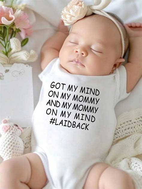 Pelele Para Bebé Niño Bebé Ropa De Bebé Body Ropa Divertida Para Bebé Mi Mamá Está En Mi