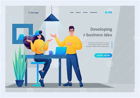 Unga Programmerare Diskuterar Projektet Samarbete Mellan Frilansare