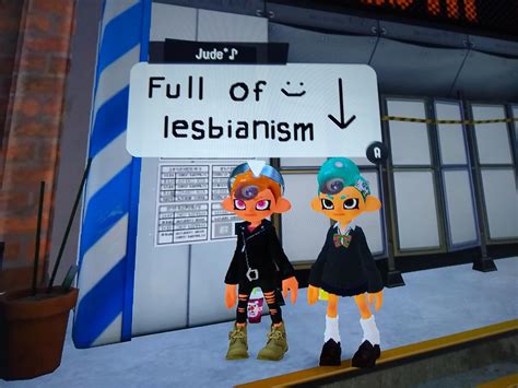 Any Other Splatoon Playing Lesbians Use This Hair In Game It Seems To Be A Look™ R Actuallesbians