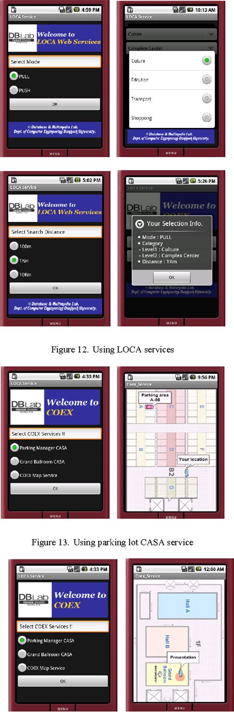 Figure 12 From Design Of Location Based Web Service Framework For Context Aware Applications In
