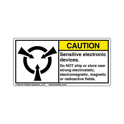 Cautionsensitive Electronic Devices 6102 498eh Label