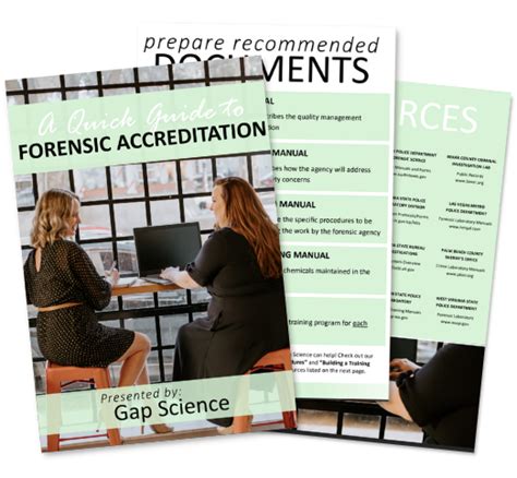 Guide To Forensic Accreditation Gap Science
