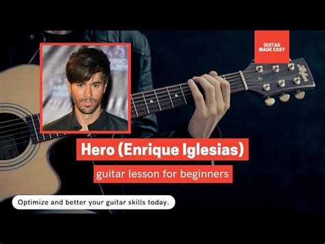 Hero Enrique Iglesias Acoustic Guitar