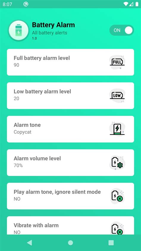 Battery Full Alarm Low Alert Apk For Android Download