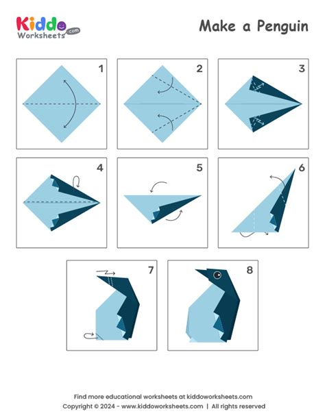 Penguin Origami Printable