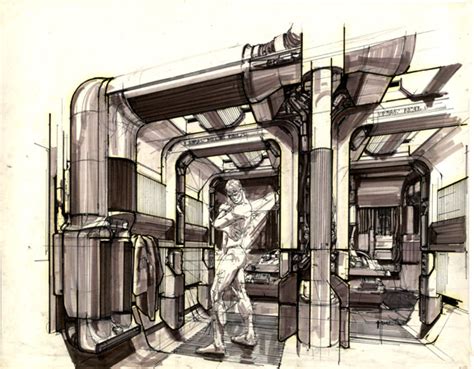 Aliens Concept Art And Syd Mead Designs Avpgalaxy