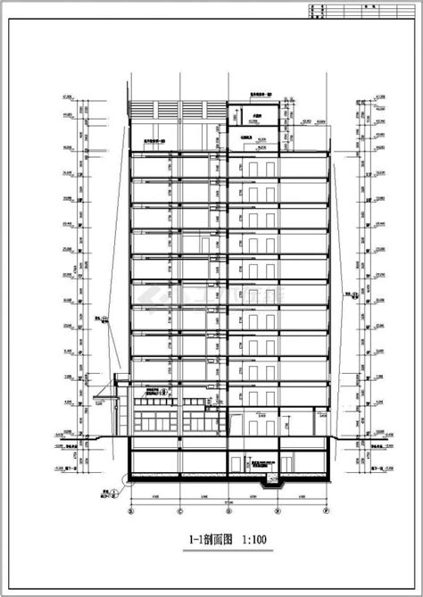 某医院11层框架结构综合楼建筑方案设计图医疗建筑土木在线