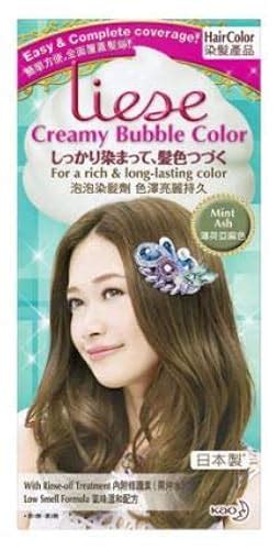 Liese Creamy Bubble Color Mint Ash 1s A Trendy Mint Ash That Exudes