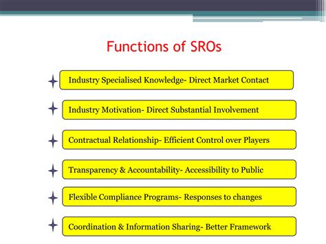 Self Regulatory Organisations Pptx