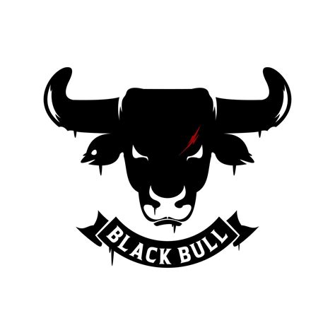 Black Bull Logo 5283095 Vector Art At Vecteezy