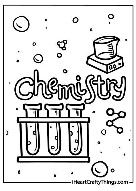 Science Symbols Coloring Pages 2025