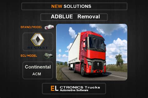 Adblue Off Renault Truck Continental Acm Electronics Trucks