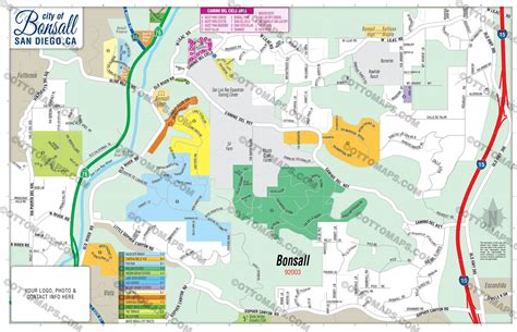 Mapa De Bonsall California