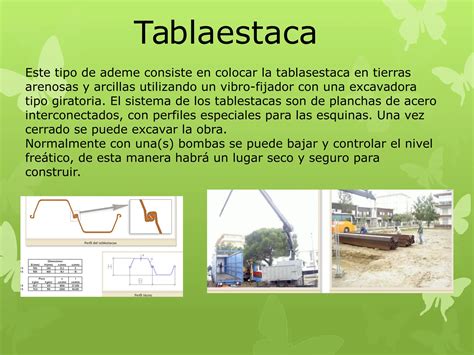 Ademes Definición Materiales Tipos De Ademes Y Su Funcionamientopdf