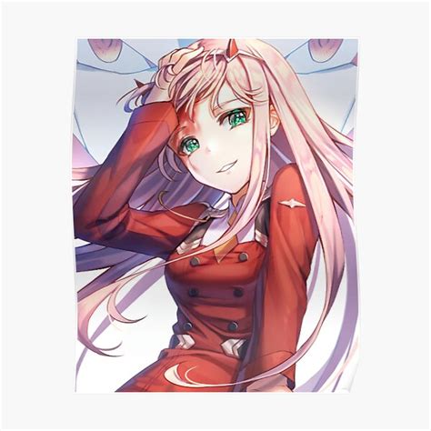 Zero Two Posterundefined By Catengsoma Redbubble