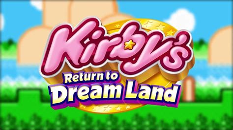 Kirbys Return To Dream Land Title Theme 8 Bit Extended Youtube