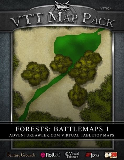 Vtt Map Pack Forests Battlemaps 1 Download
