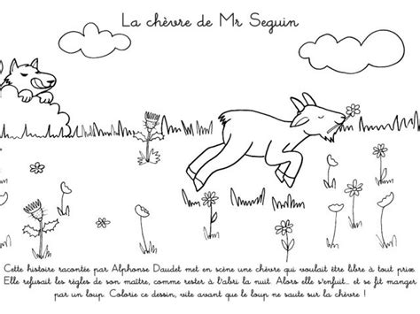 Coloriage Chevre Monsieur Seguin Coloriage Imprimer La Chvre De Mr Seguin Danieguto