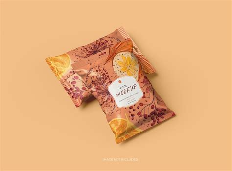Premium Psd Mockup Template For Food Snack Chips Cookies Peanuts