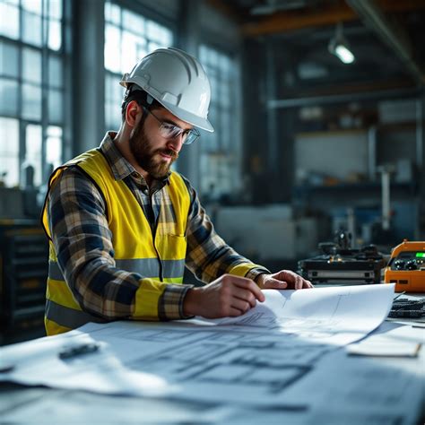 Free Engineer Reviews Blueprints Image Construction Engineering