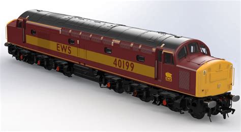 Kr Models Krm 40 Oo R 199ews Class 40 40199 Ews Diesel Rails