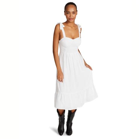 Good Neighbour Steve Madden Sophia Rose Dress White